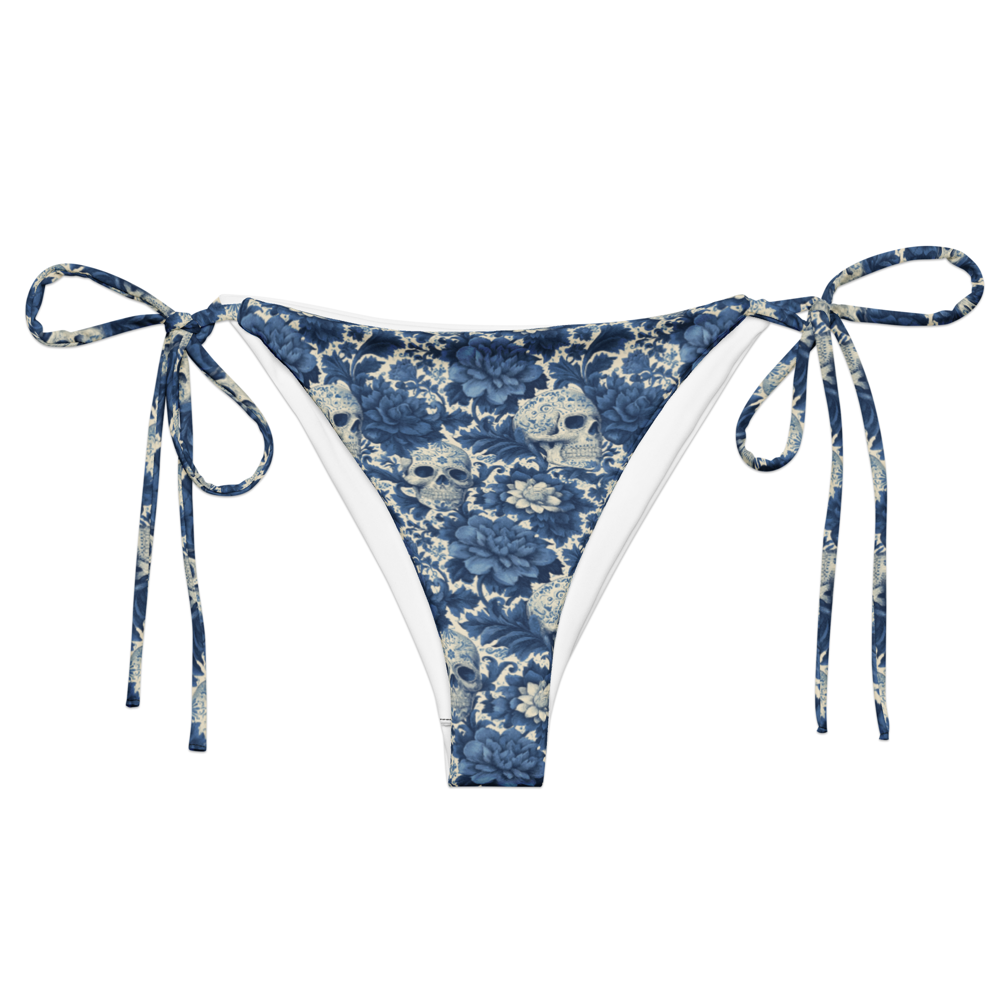 Soft Apocalypse: Porcelain Calavera Wildflower String Bikini Bottom ...